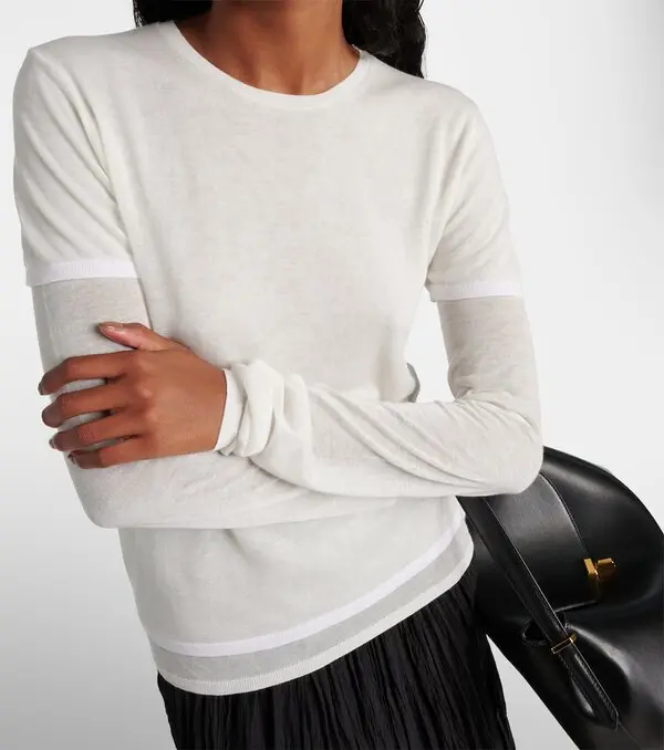 TOTEME Layered Jersey Top