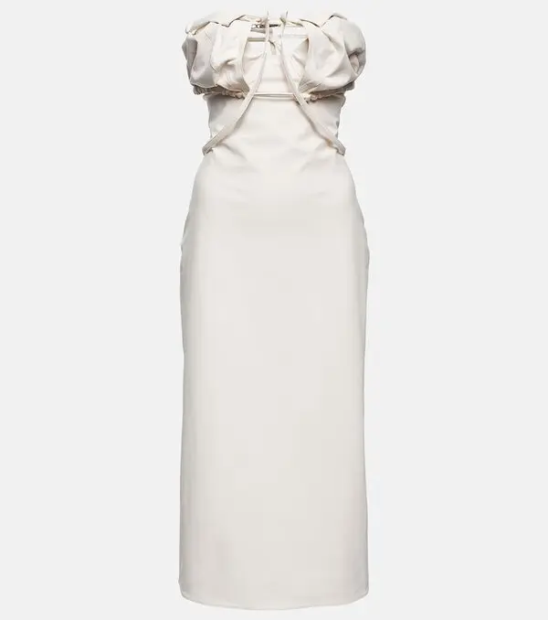 Jacquemus La Robe Bikini Midi Dress - White