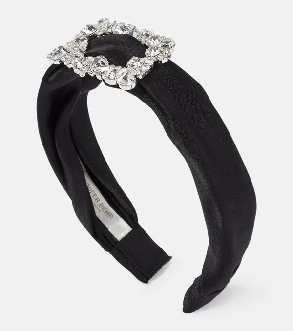 JENNIFER BEHR Elise Headband - Black