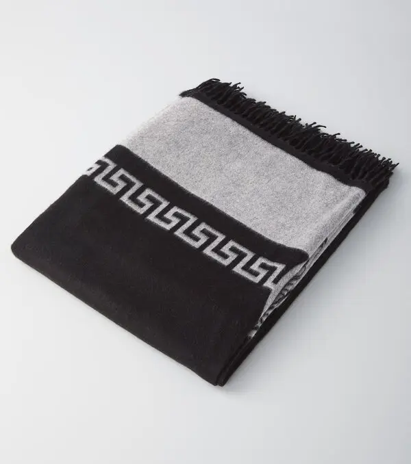 Versace Greca Key And Medusa Blanket