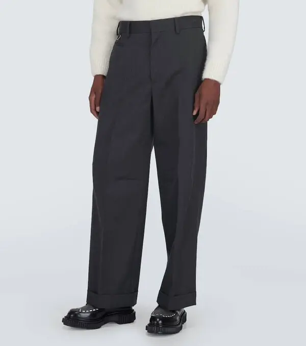 Undercover Wool Straight Trousers