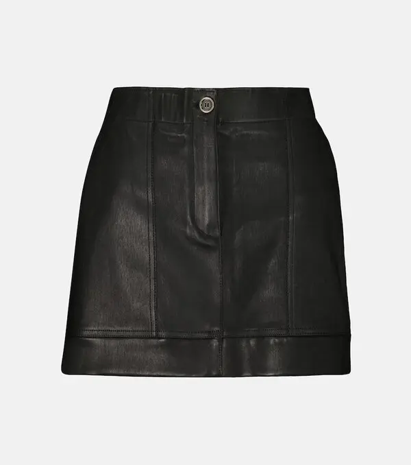 Stouls Linette Leather Mini Skirt