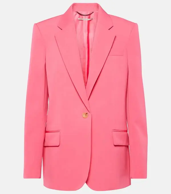 Stella McCartney Wool Blazer - Pink
