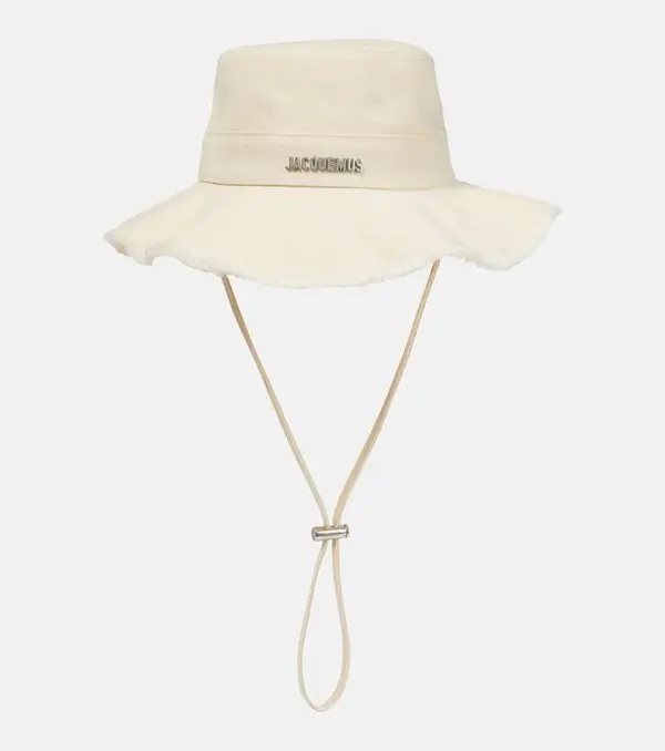 Jacquemus Le Bob Artichaut Bucket Hat - White