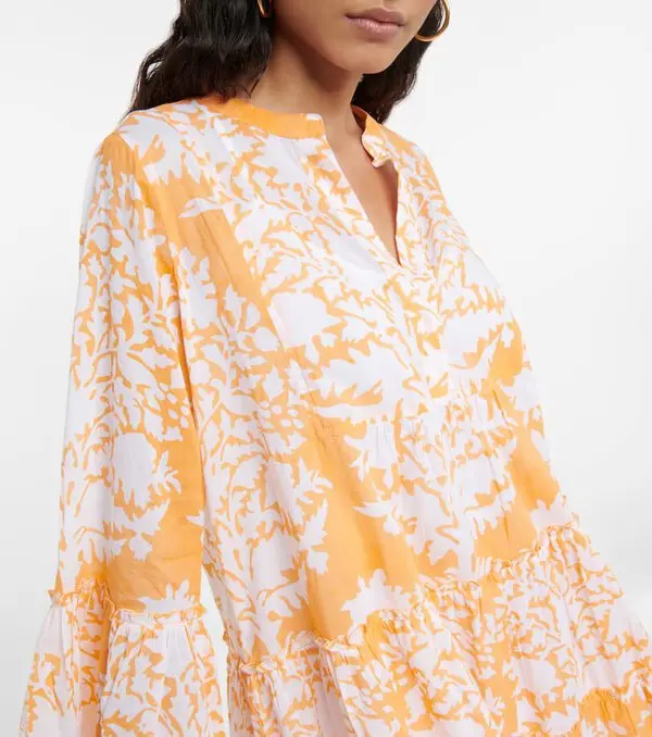 JULIET DUNN Printed Mini Dress - White