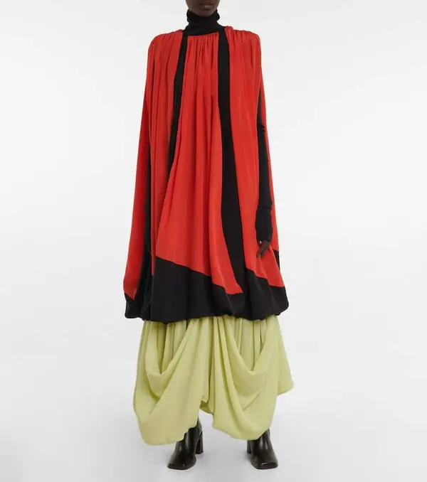 THE ROW Althea Silk Tunic Top