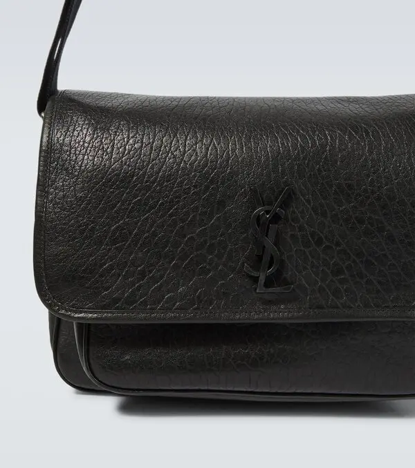 Saint Laurent Niki Leather Messenger Bag