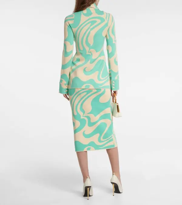 Sportmax Soraga Jacquard Blazer