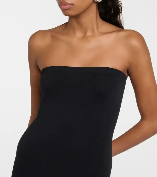 Wolford Fatal Strapless Jersey Maxi Dress