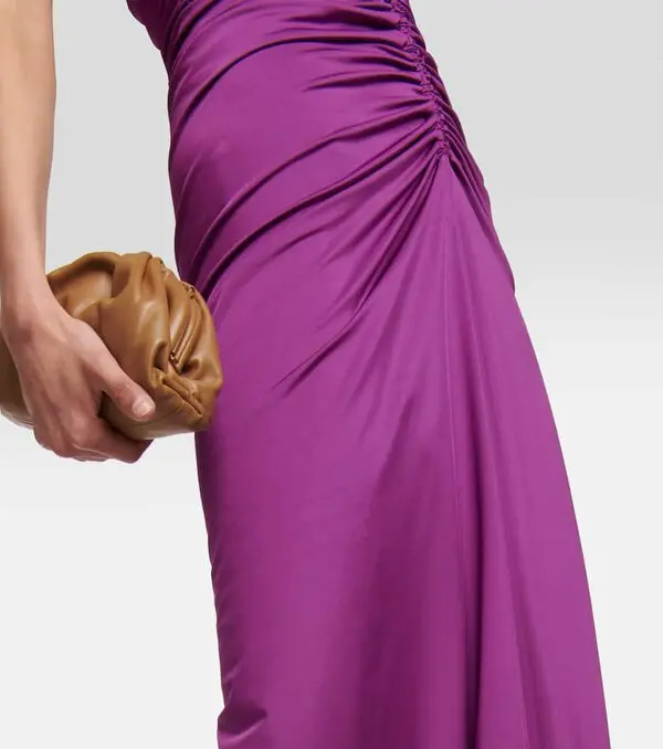 Veronica Beard Saskia Ruched Midi Dress