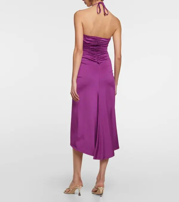 Veronica Beard Saskia Ruched Midi Dress