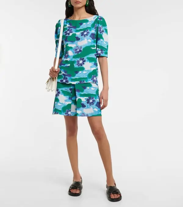 Marni Printed Mini Skirt