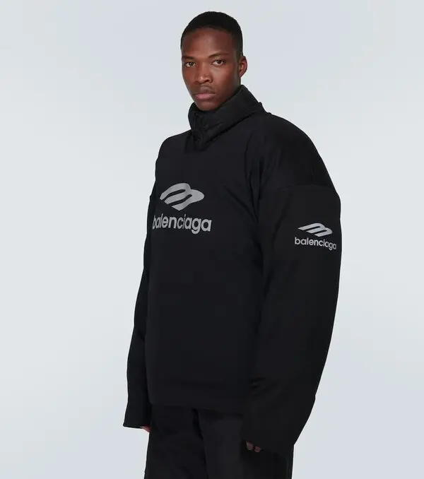 Balenciaga 3b Sports Icon Oversized Top