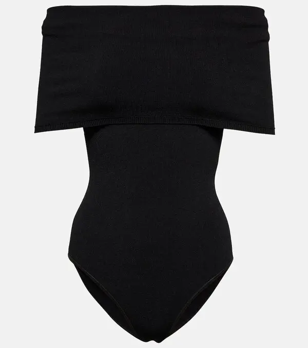 Alaïa Off-shoulder Knit Bodysuit