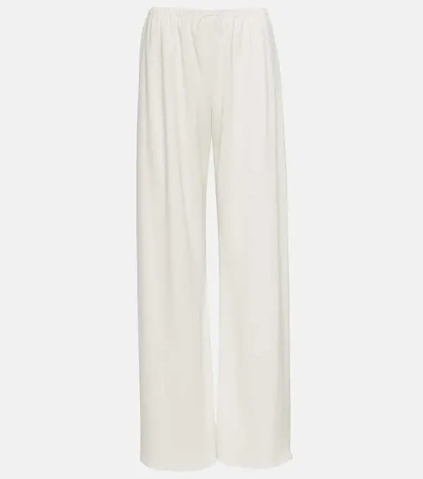 THE ROW Gala Double-cady Wide-leg Pants - Black
