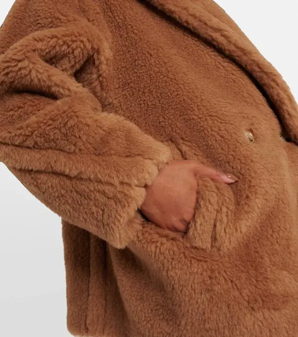 Max Mara Dramma Wool And Silk Teddy Jacket