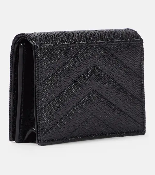 Saint Laurent Cassandre Matelasse Leather Card Case