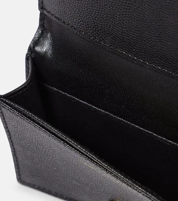 Saint Laurent Cassandre Matelasse Leather Card Case