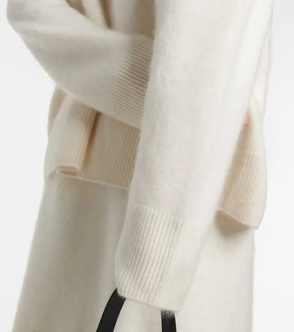 LISA YANG Kerry Brushed Cashmere Sweater - Neutrals