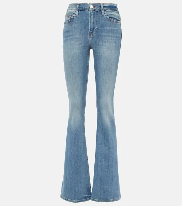 FRAME Le High Flare Jeans - Blue