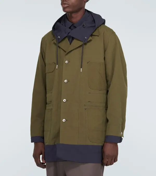 Sacai Reversible Ripstop Coat