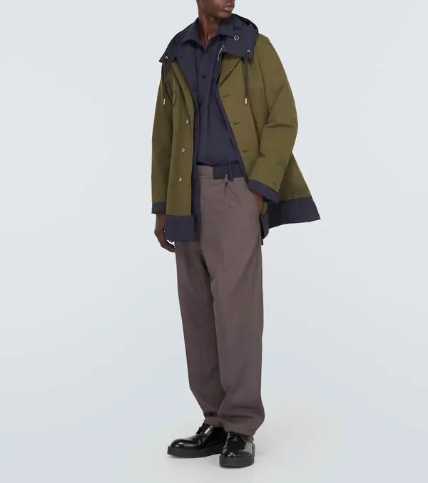 Sacai Reversible Ripstop Coat