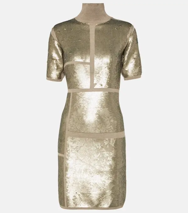 JOSEPH Sequined Mini Dress