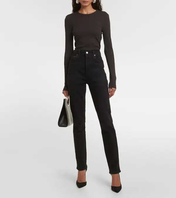 AGOLDE Freya High-rise Slim Jeans