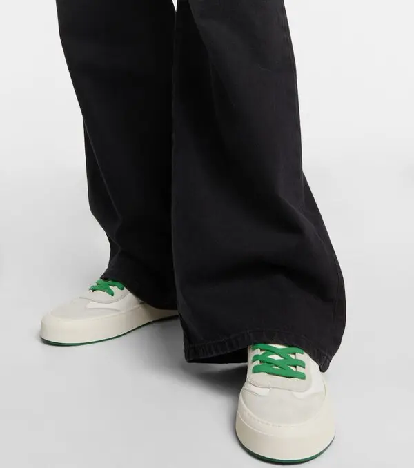 THE ROW Marley Leather Sneakers