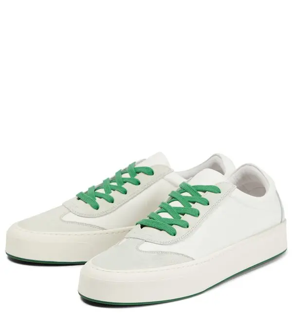 THE ROW Marley Leather Sneakers