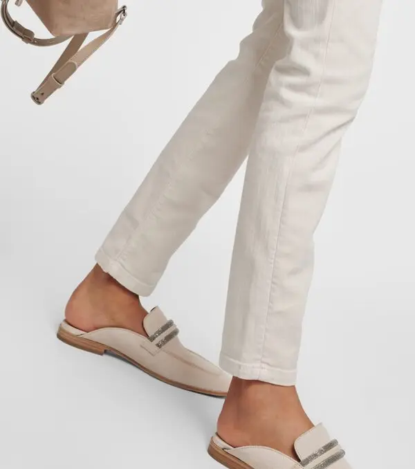 Brunello Cucinelli Mid-rise Slim Jeans