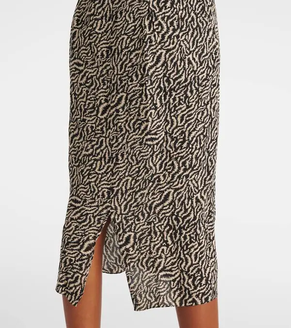 MARANT ETOILE Epolia Printed Midi Dress