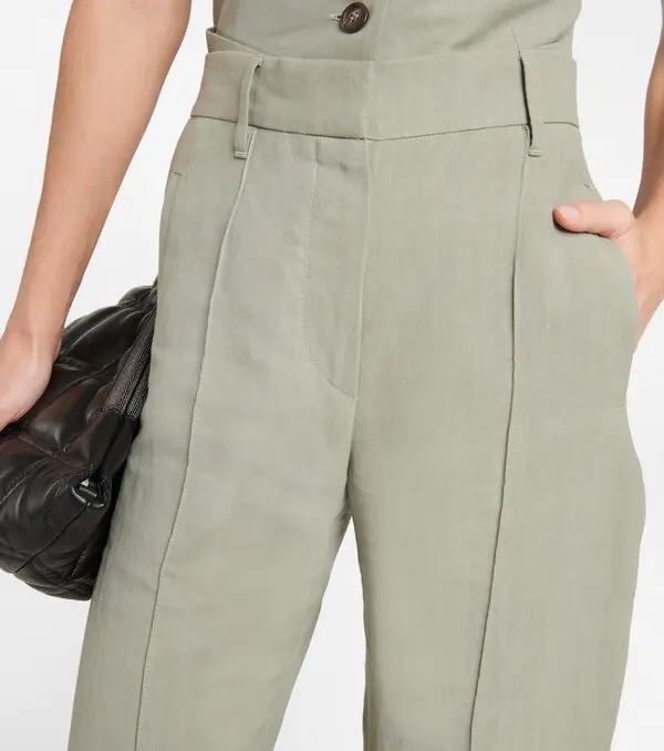 Brunello Cucinelli Straight Twill Pants