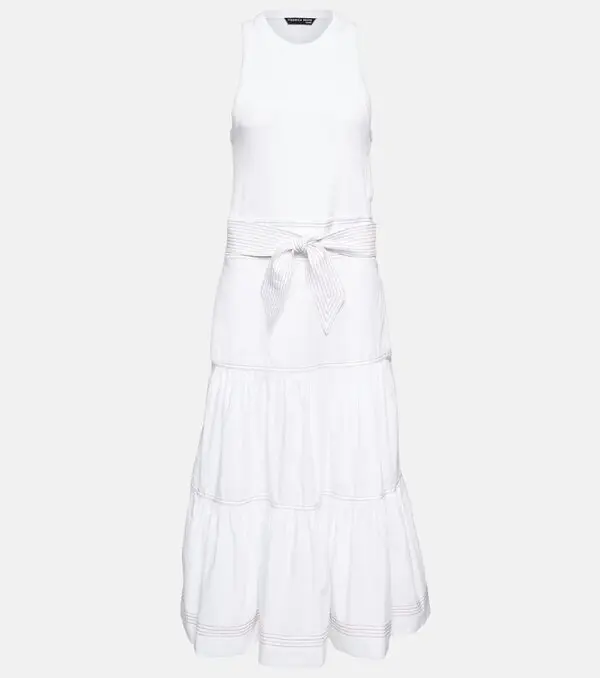 Veronica Beard Austyn Cotton-blend Midi Dress