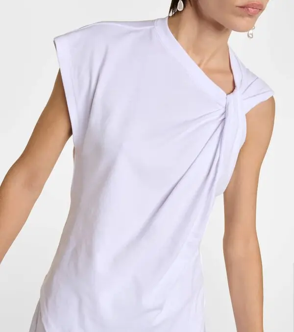 Isabel Marant Étoile Nayda Cotton Jersey T-shirt - White