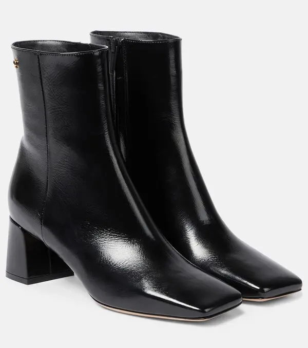 GIANVITO ROSSI Freeda Leather Ankle Boots