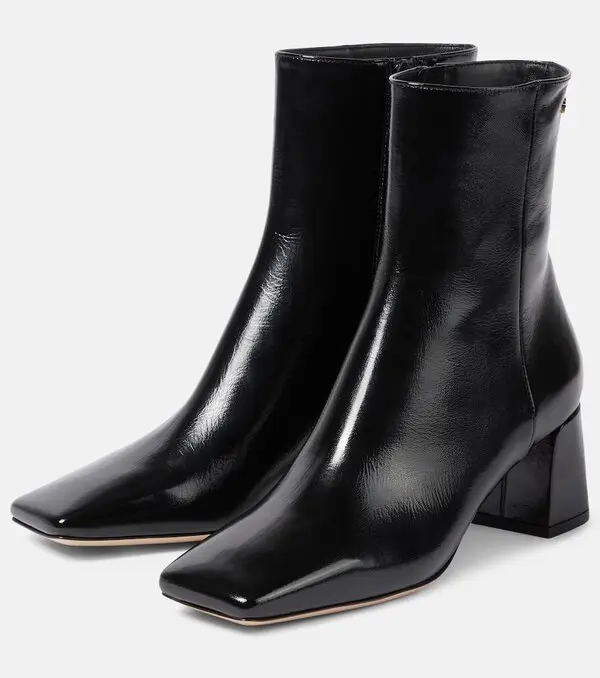 GIANVITO ROSSI Freeda Leather Ankle Boots