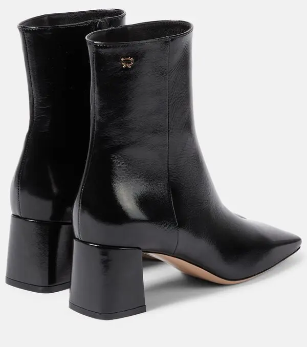 GIANVITO ROSSI Freeda Leather Ankle Boots