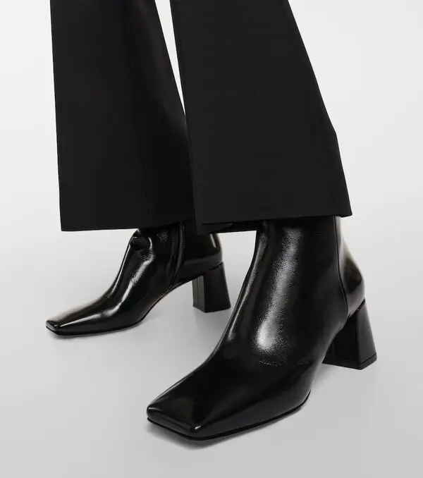 GIANVITO ROSSI Freeda Leather Ankle Boots