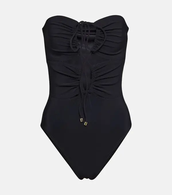 KARLA COLLETTO Basics Halterneck One-piece Swimsuit - Black