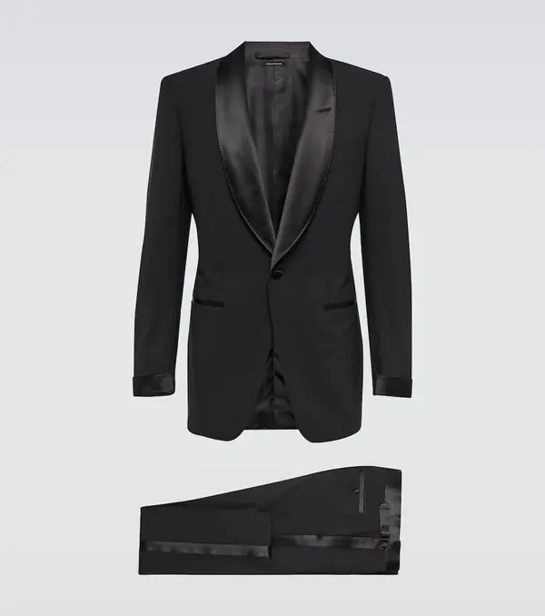 TOM FORD Atticus Wool-blend Tuxedo - Black