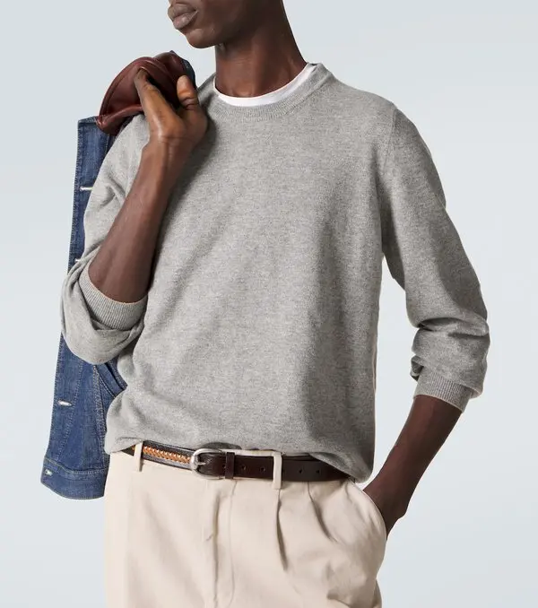 Brunello Cucinelli Cashmere Sweater - Grey