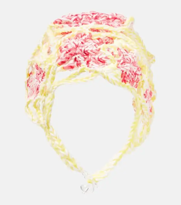 SUSAN FANG Crochet Floral Hat - Multicoloured