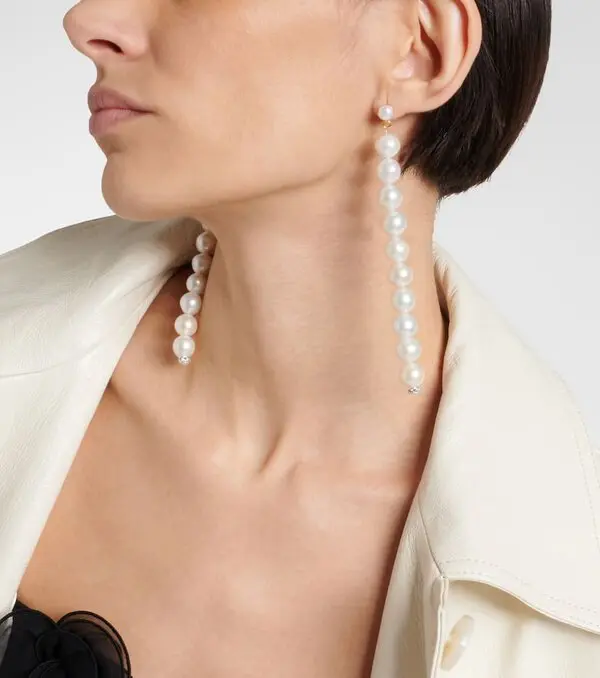 Magda Butrym Pearl Drop Earrings