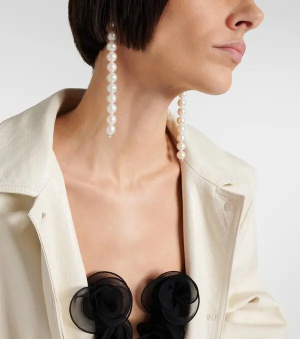 Magda Butrym Pearl Drop Earrings
