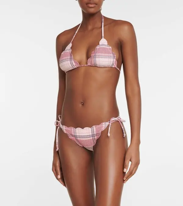 Marysia Mott Checked Bikini Bottom