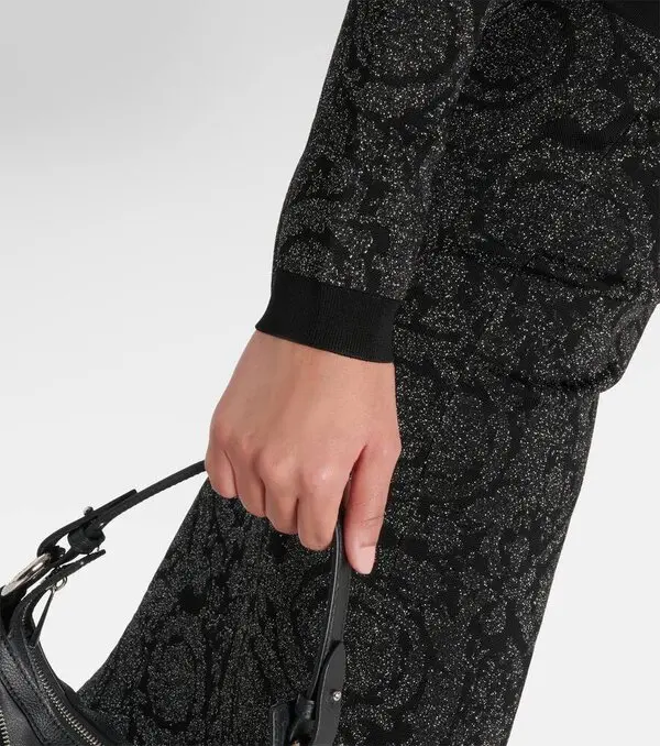 Versace Barocco Cropped Cardigan