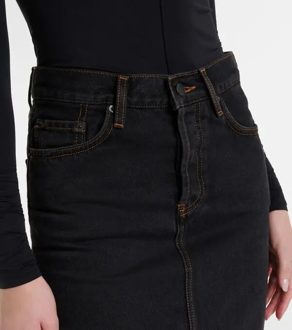 Wardrobe.NYC Denim Maxi Skirt