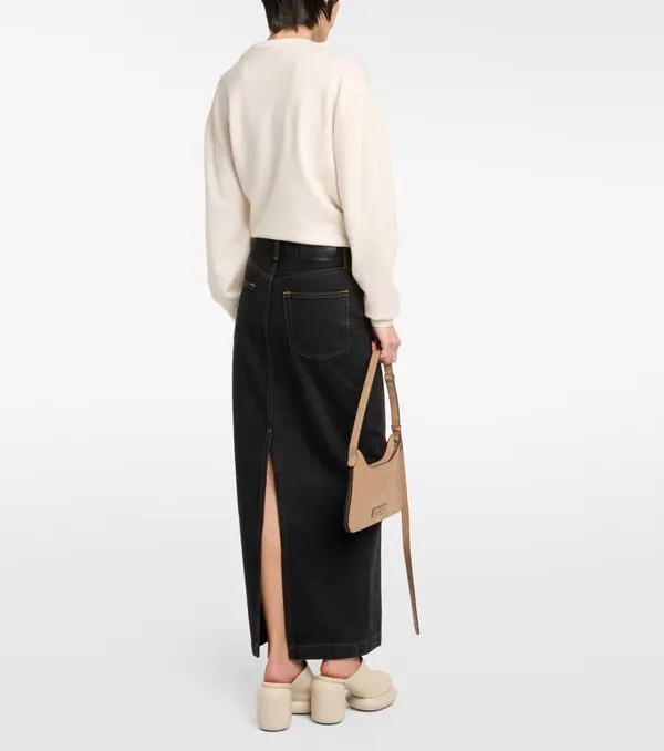 Wardrobe.NYC Denim Maxi Skirt