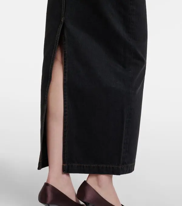 Wardrobe.NYC Denim Maxi Skirt